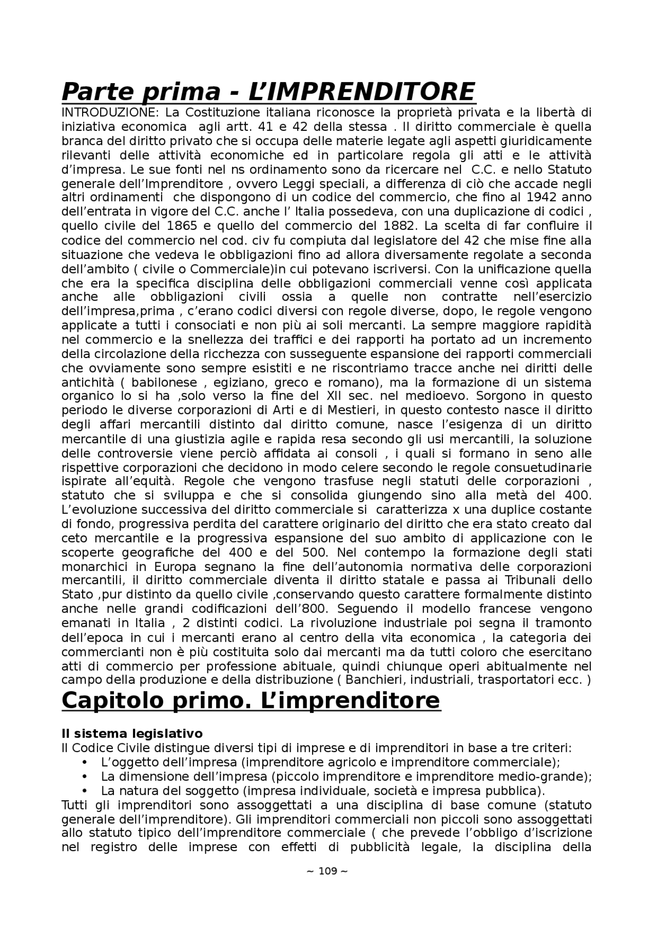Schemi Di Diritto Commerciale Sullimprenditore Campobasso 3