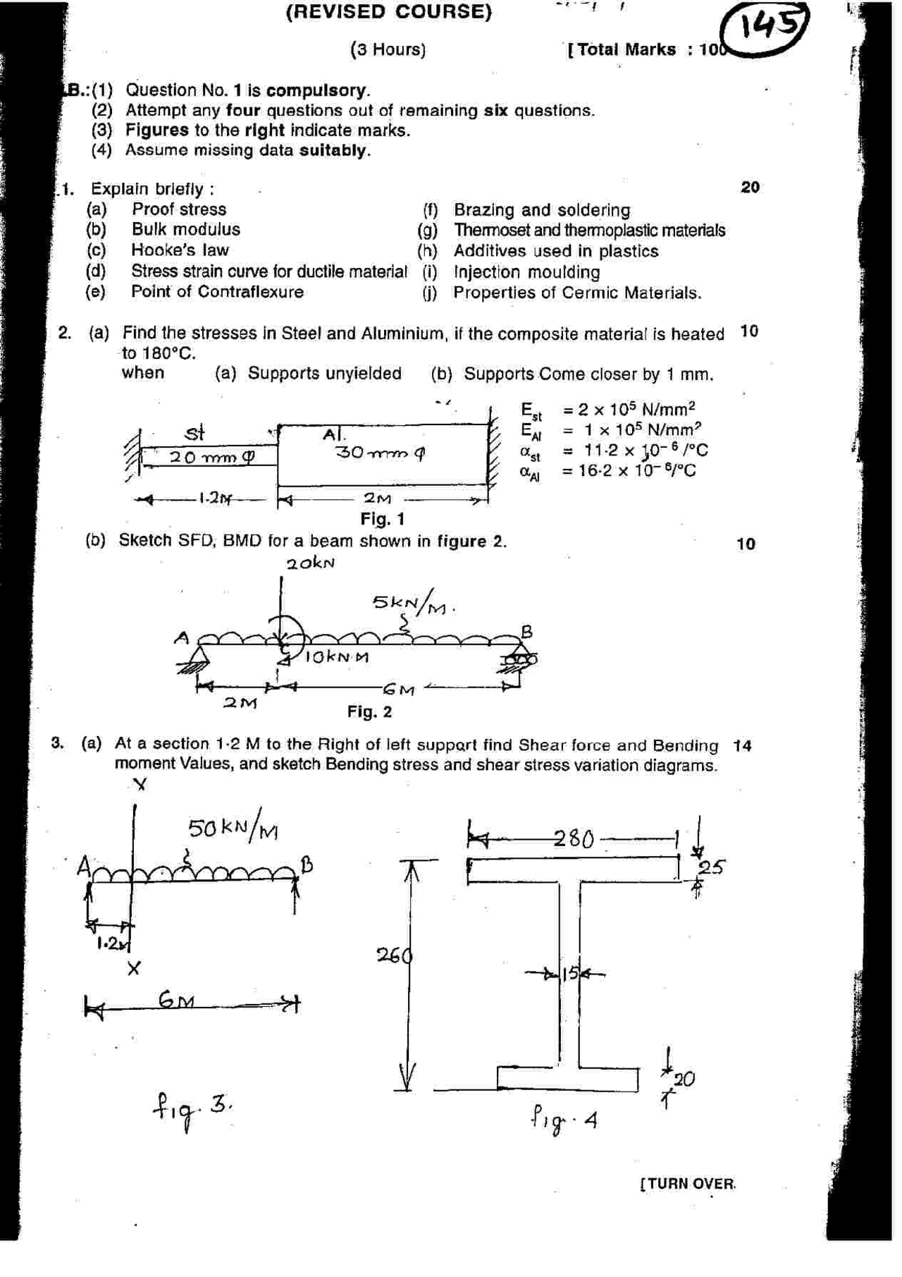 Test Paper - Material Science And Technology - Mumbai University ...