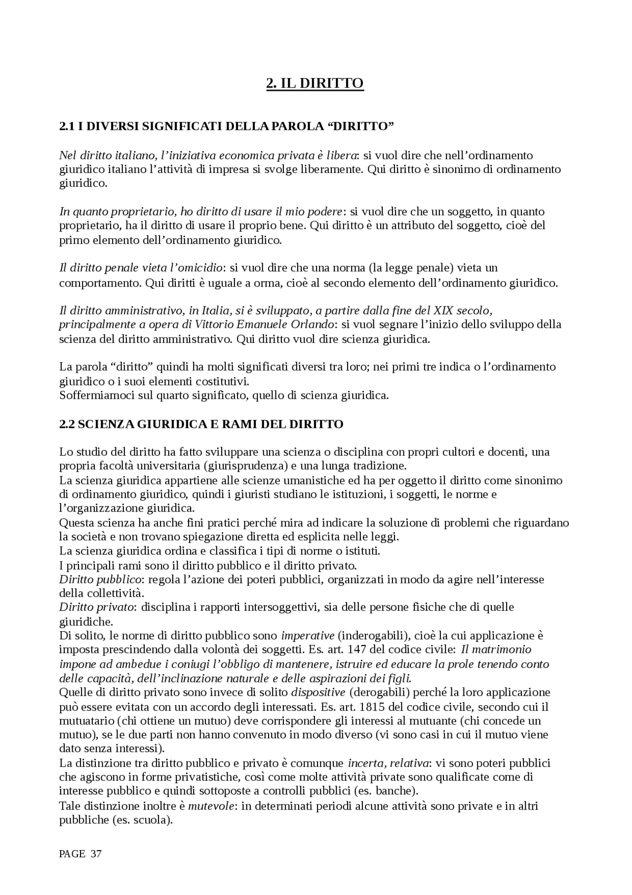 Manuale Di Diritto Pubblico Docsity