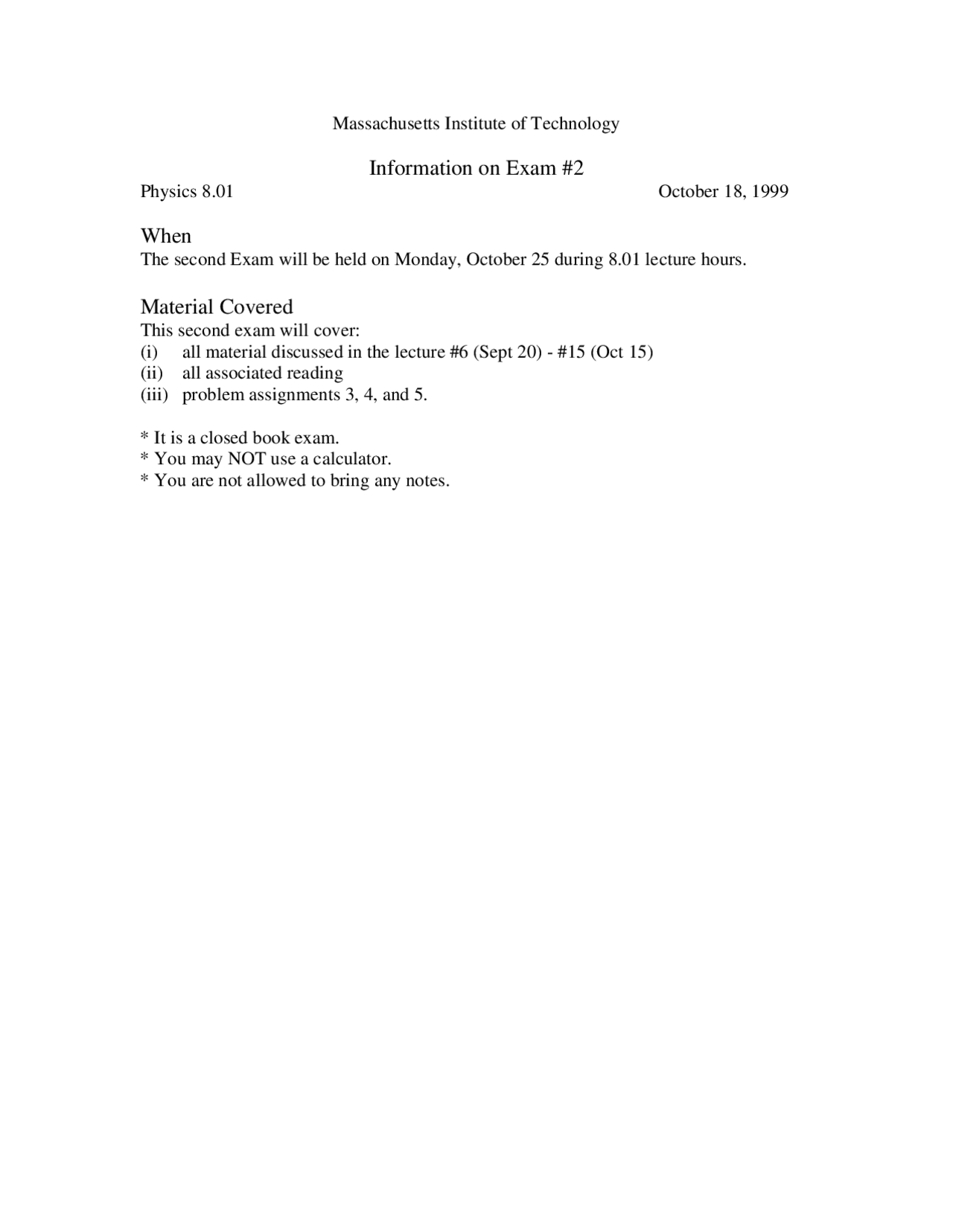 Classical Mechanics - Supplement 7 - Physics - Docsity