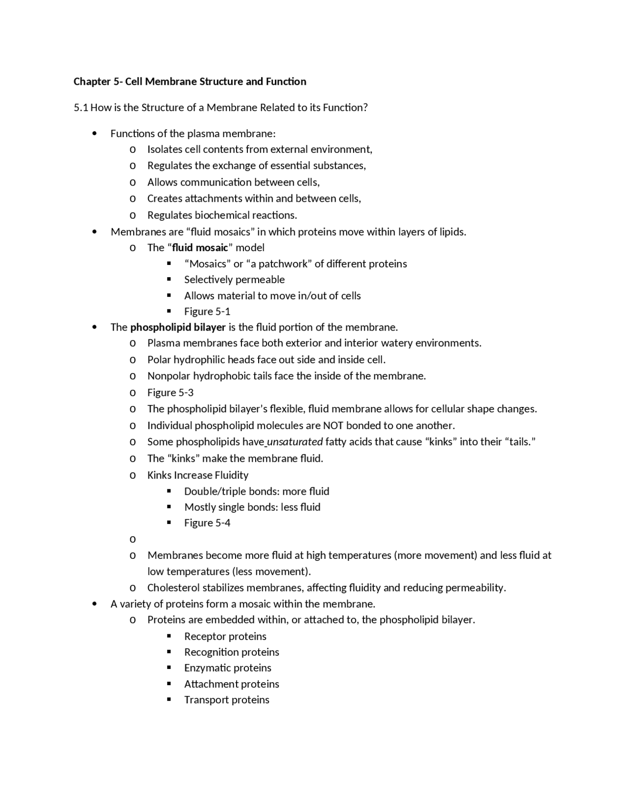 Cell Membrane Structure and Function - General Biology | BIOL 1001 ...