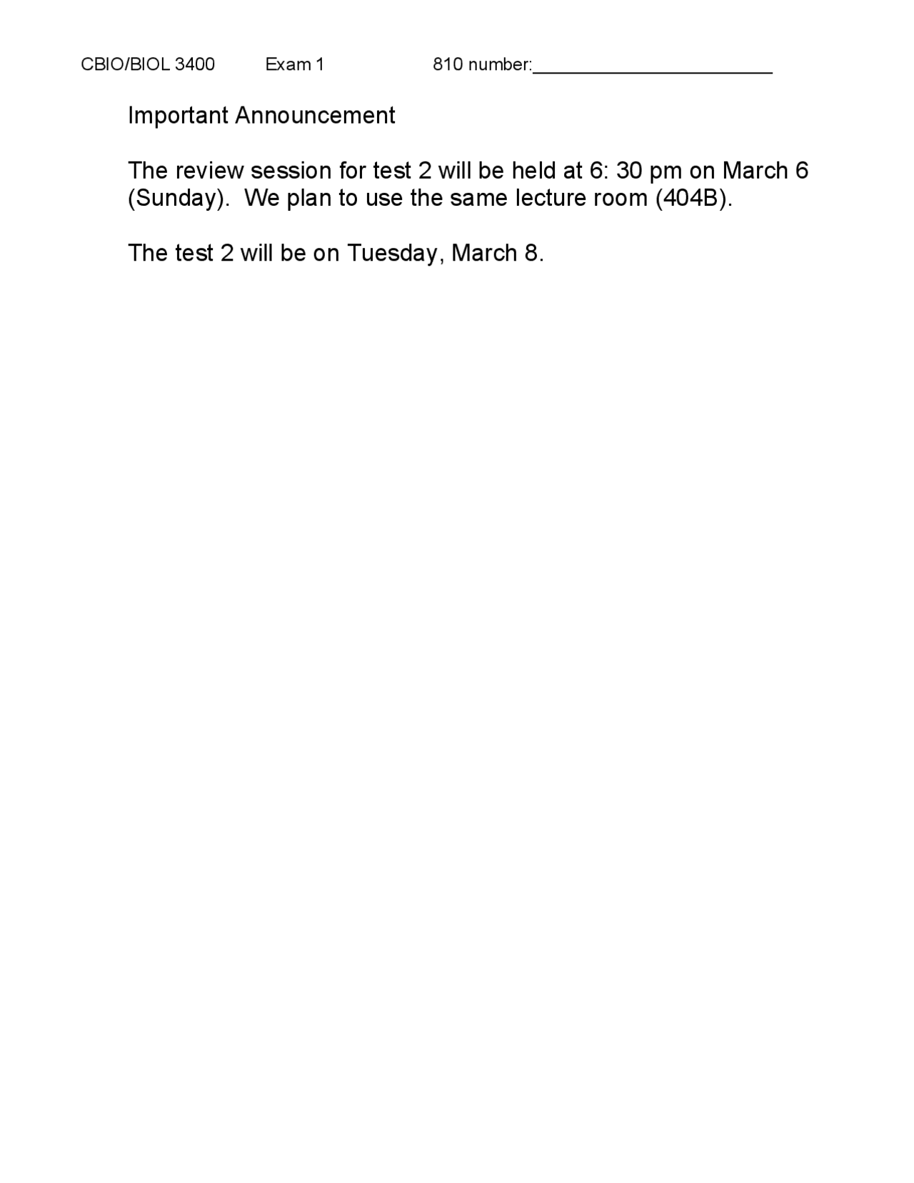 14 Questions On Cell Biology With Solution Exam 1 Cbio 3400 Docsity