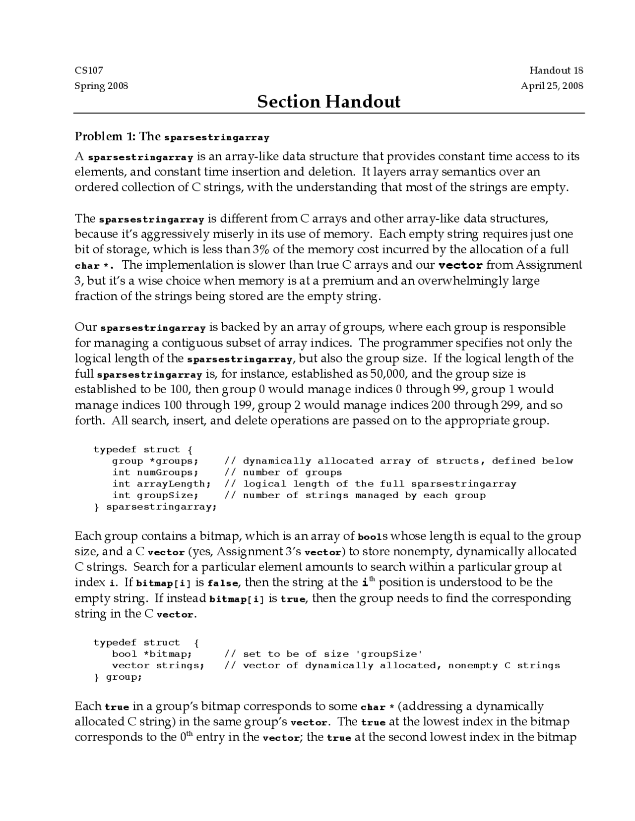 Section Handout - Programming Paradigms - 18 - Docsity