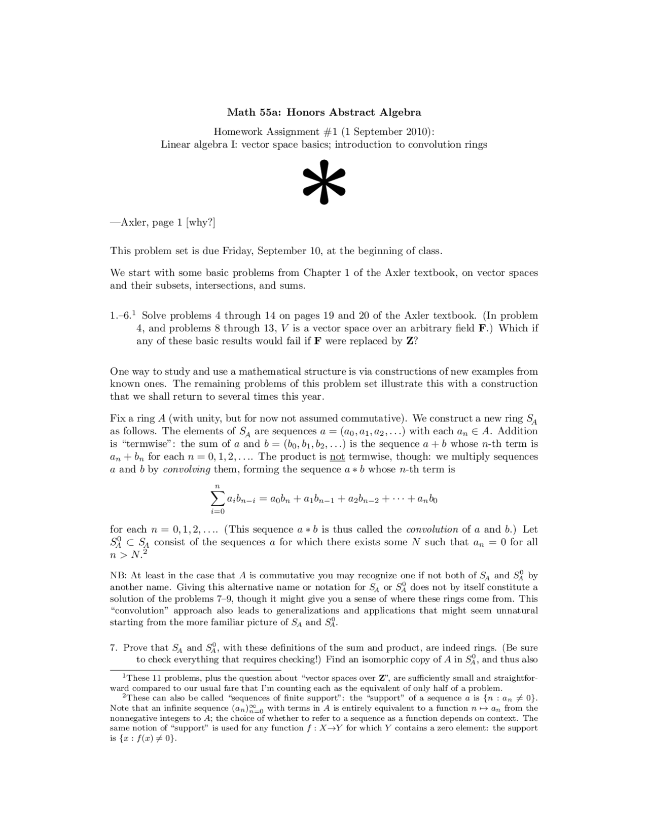 Abstract Algebra 1,Exercises - Mathematics - Docsity