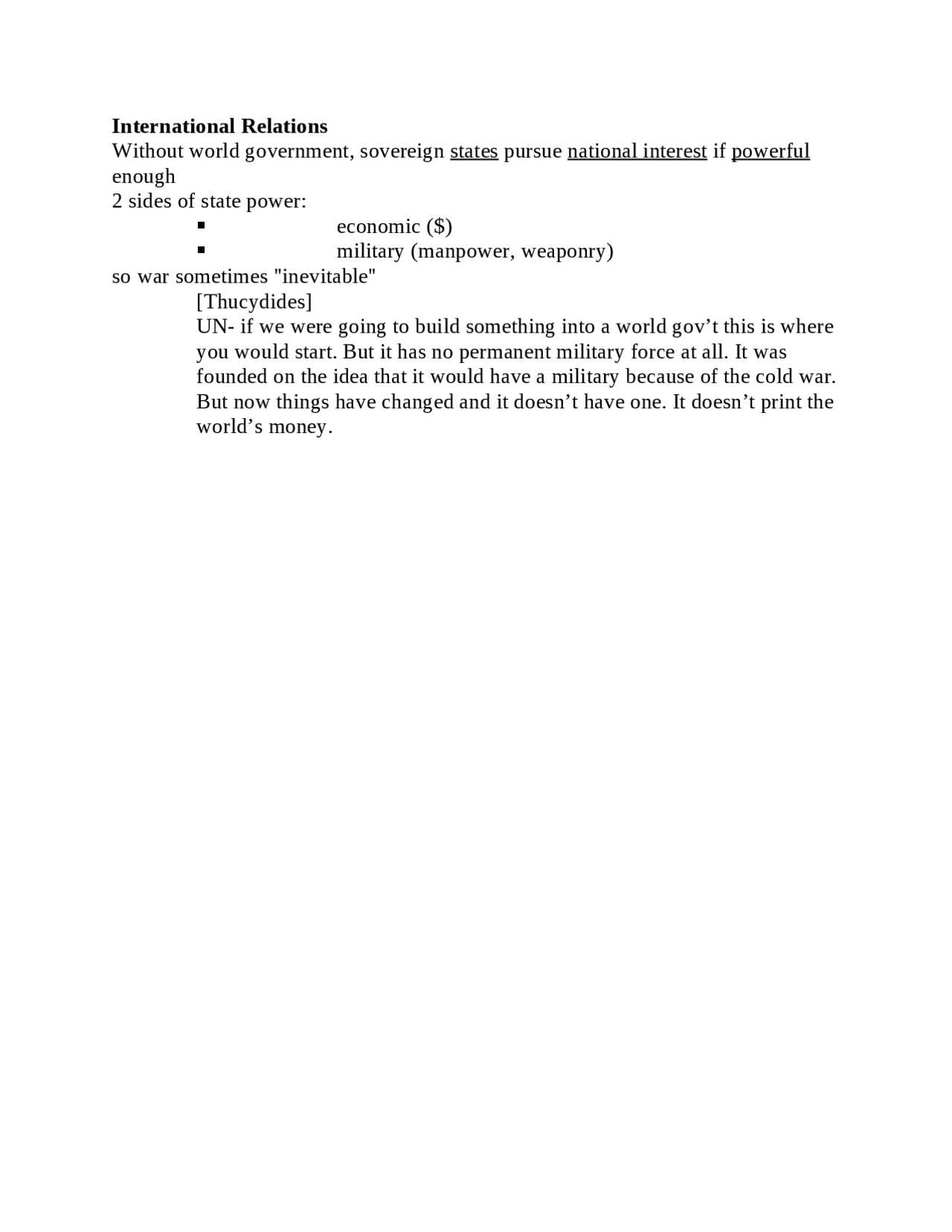 Notes On Introduction To Political Science Psci 100 Docsity