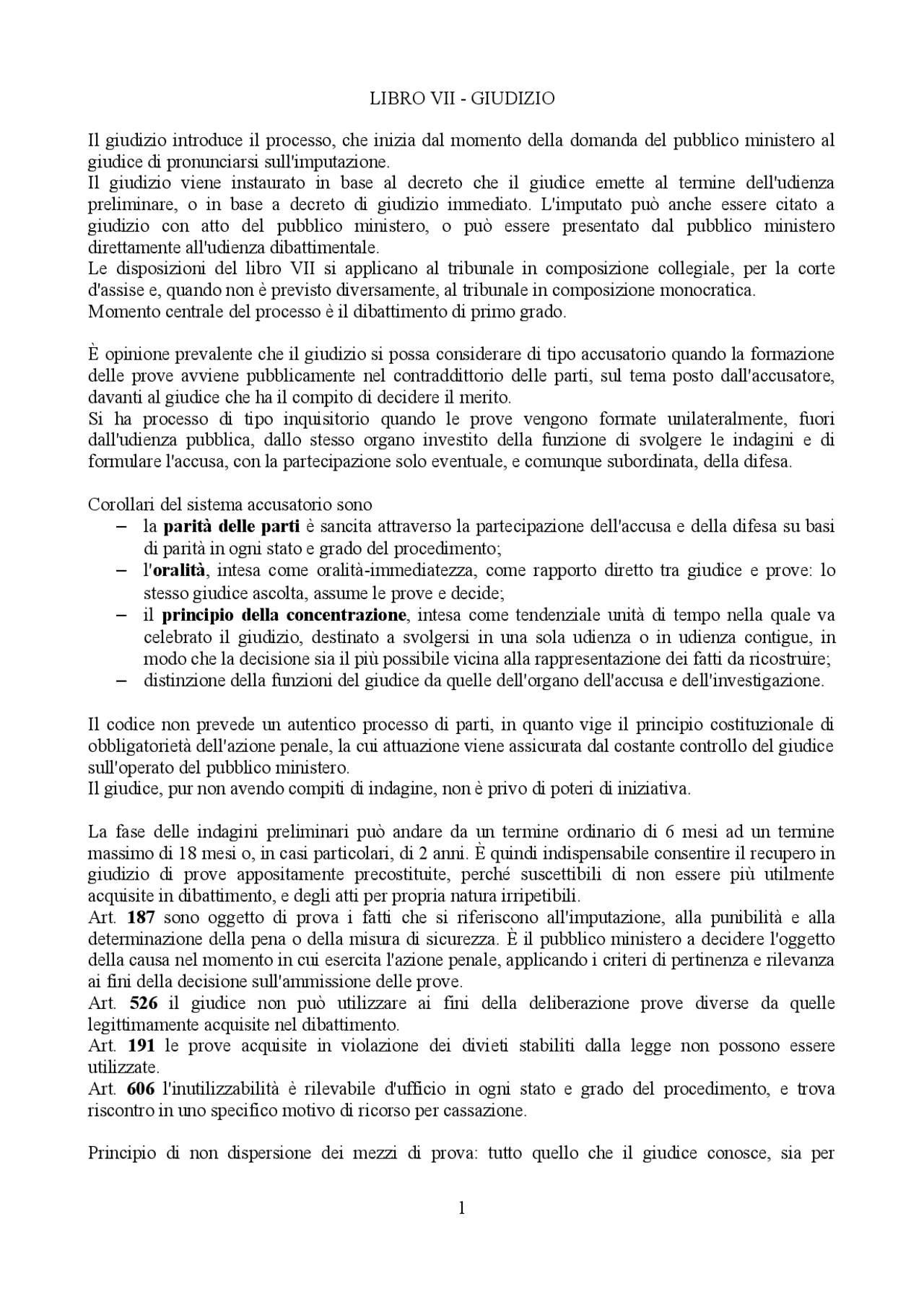 Riassunto Lezione Sul Compendio Di Procedura Penale Grevi Conso Ed 5