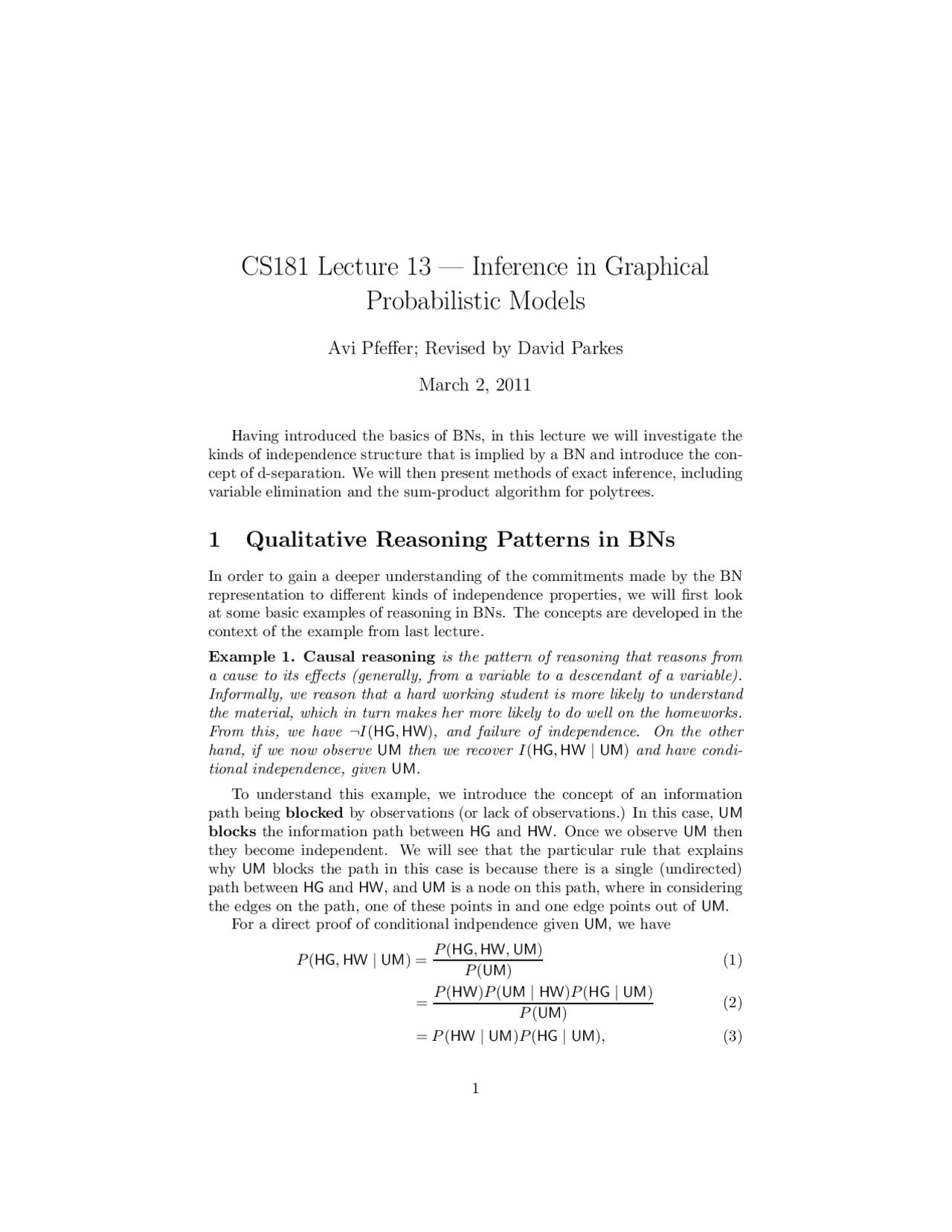 Inference of Graphical Interface Model , Lecture Notes - Computer ...