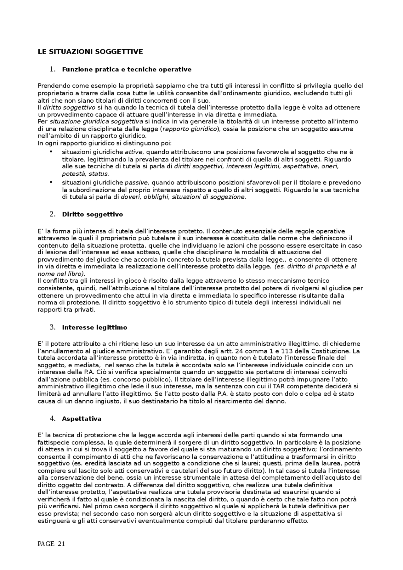 Riassunto Corso Diritto Civile Rif Introduzione Alle Scienze