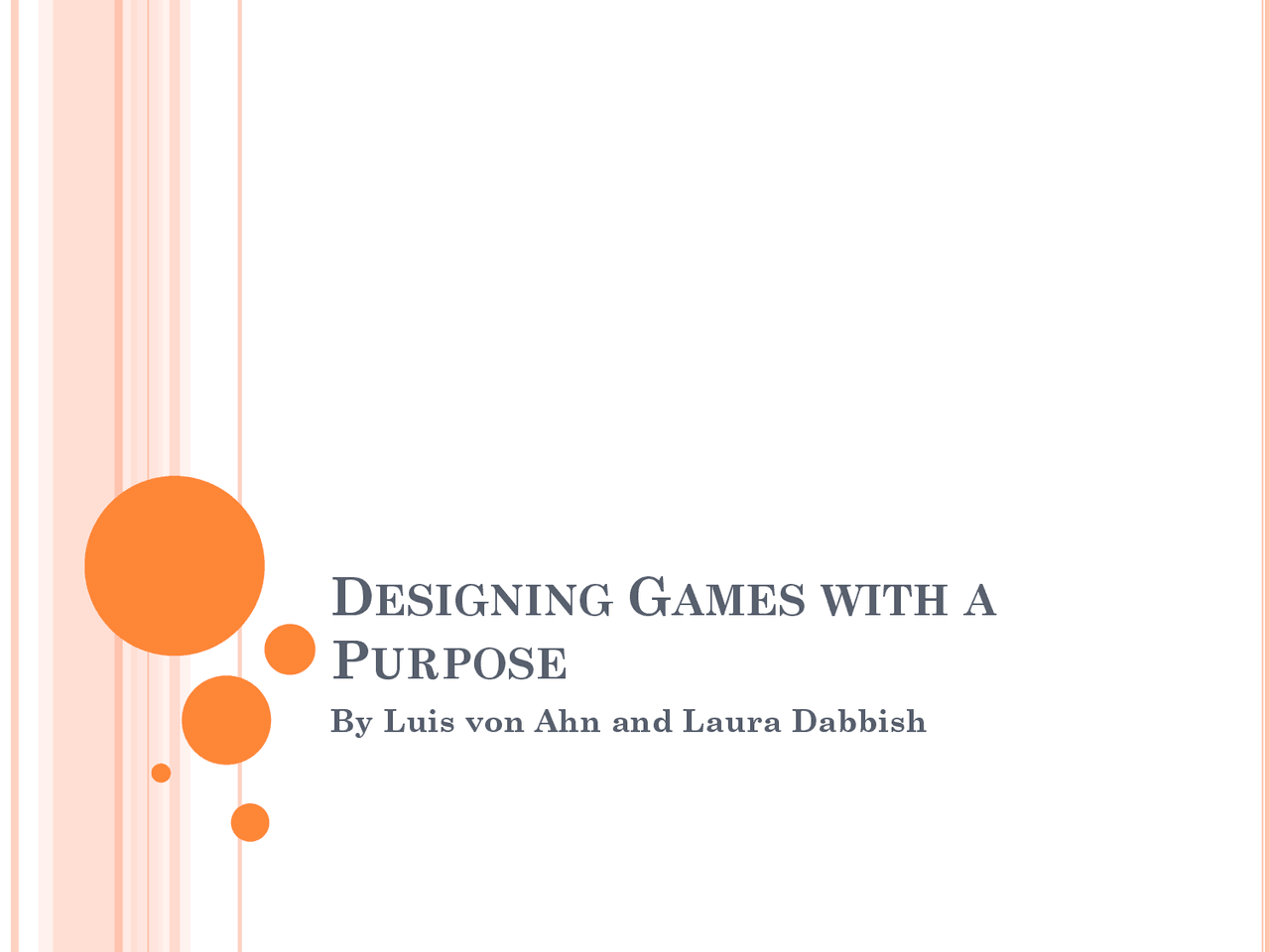 Designing Games With Purpose Lecture Notes Computer Science Docsity