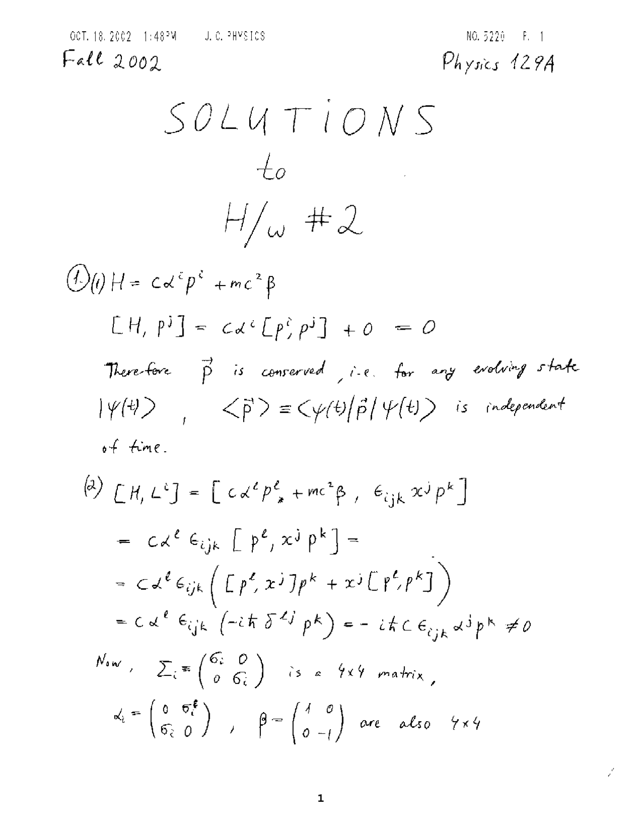Particle Physics 2 Exercises Solution Physics Exercises Particle