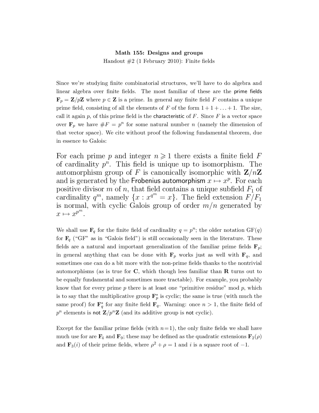 Design And Group 2 Lecture Notes Mathematics Docsity