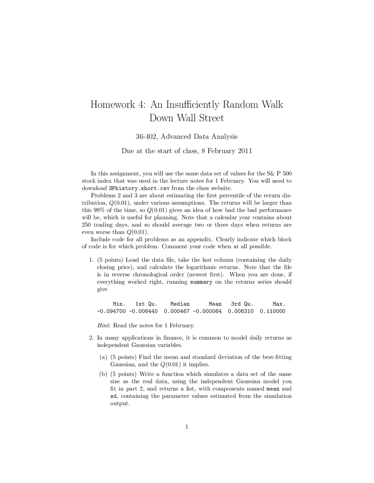 Data Analysis Smoothing Methods In Regression Exercises Engineering Docsity