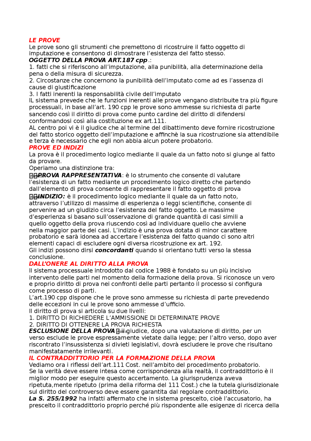 Cap 6 Le Prove Docsity