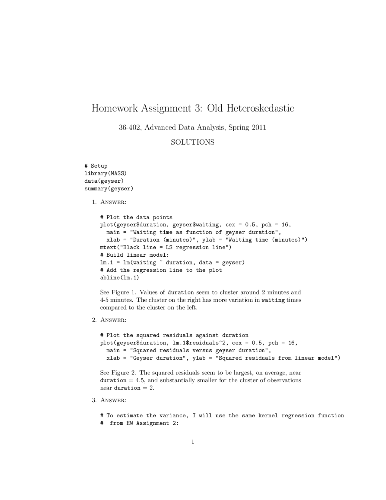 Data Analysis Evaluation Error And Inference 1 Exercises Engineering