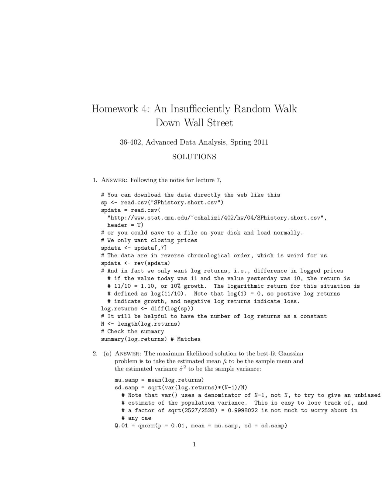 Data Analysis Smoothing Methods In Regression 1 Exercises Engineering Docsity