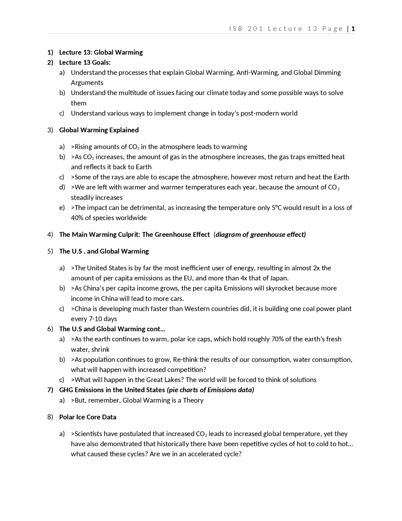 Global Warming Insects Global And Sustain Notes Isb 201 Docsity