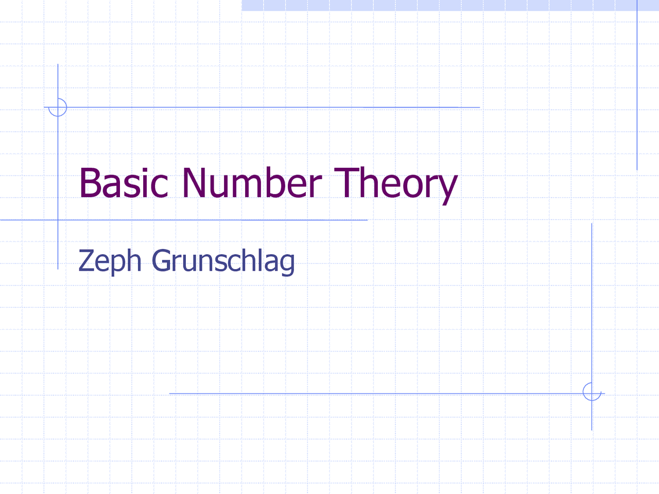 Basic Number Theory, Lecture Notes - Computer Science | Study notes ...