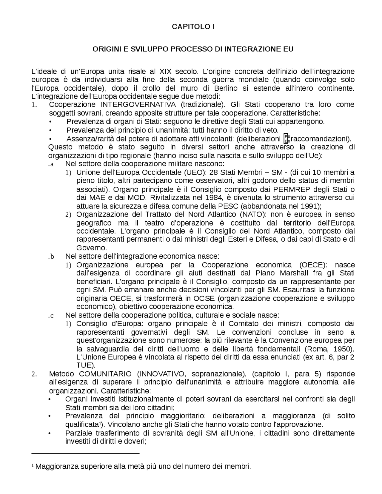 Riassunto Villani Diritto Ue Docsity