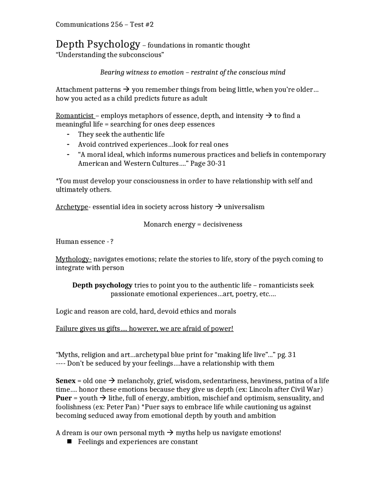 Review Sheet For Test 2 Principles Of Communication Theory Comm 256