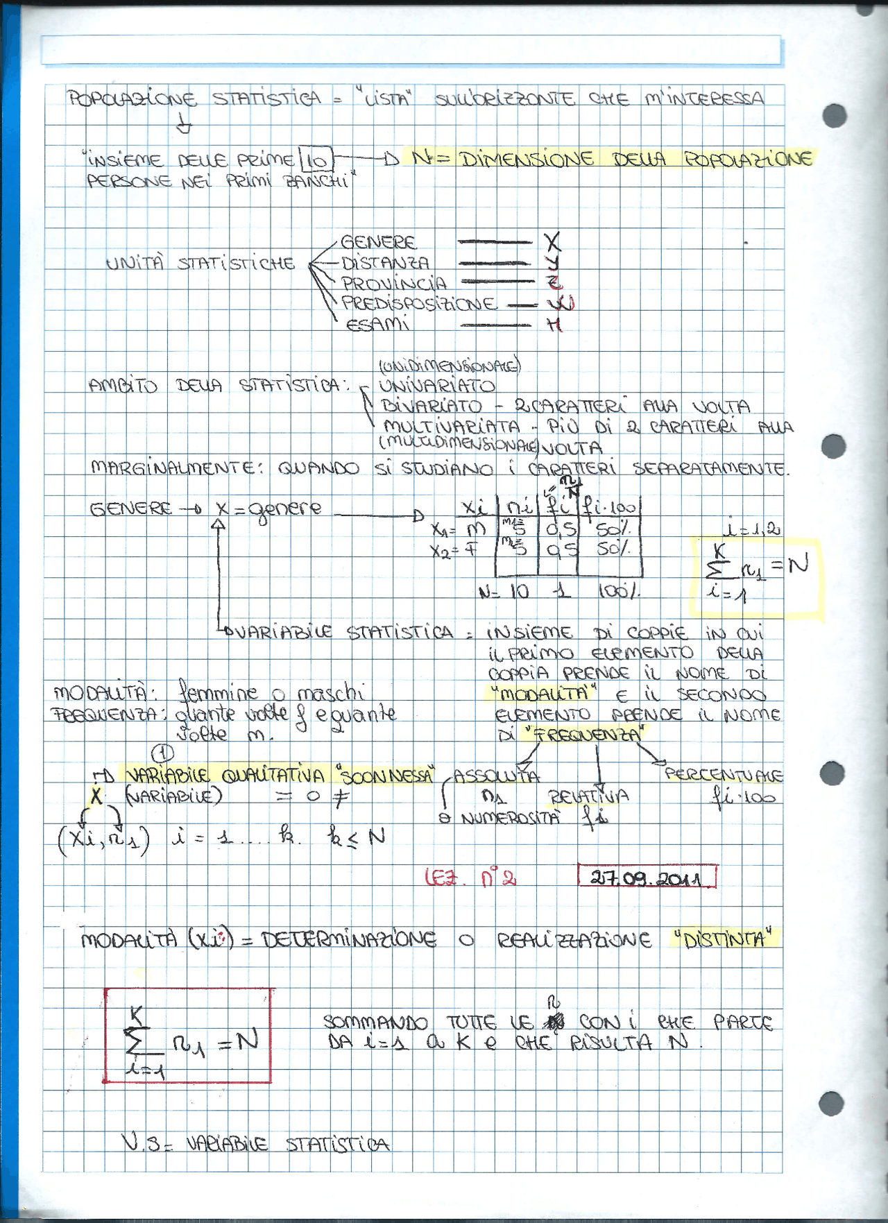 Appunti Statistica Parte 2 Docsity
