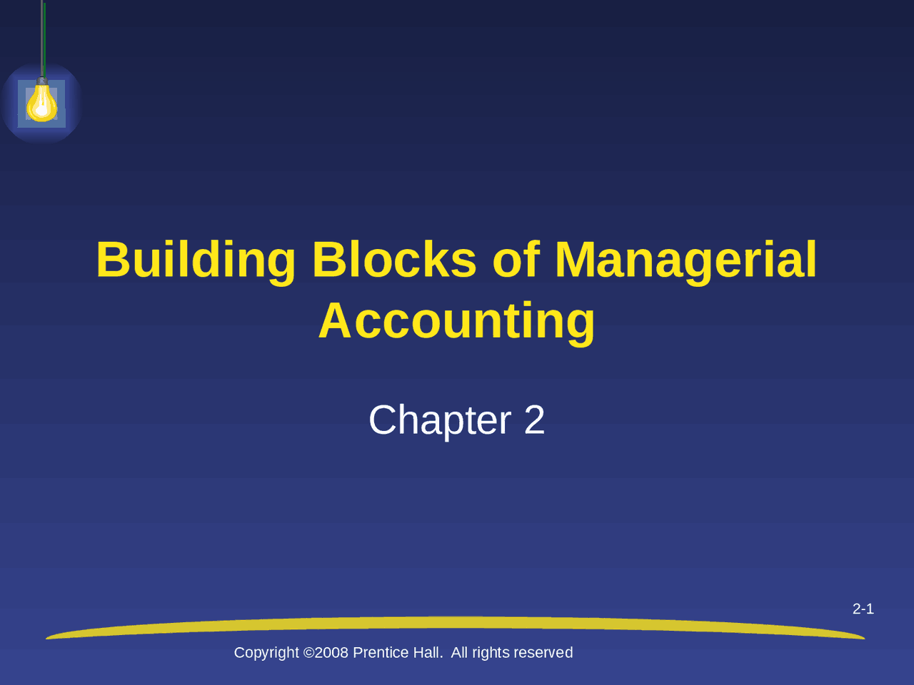 Building Blocks Of Managerial Accounting Bmgt 221 Docsity