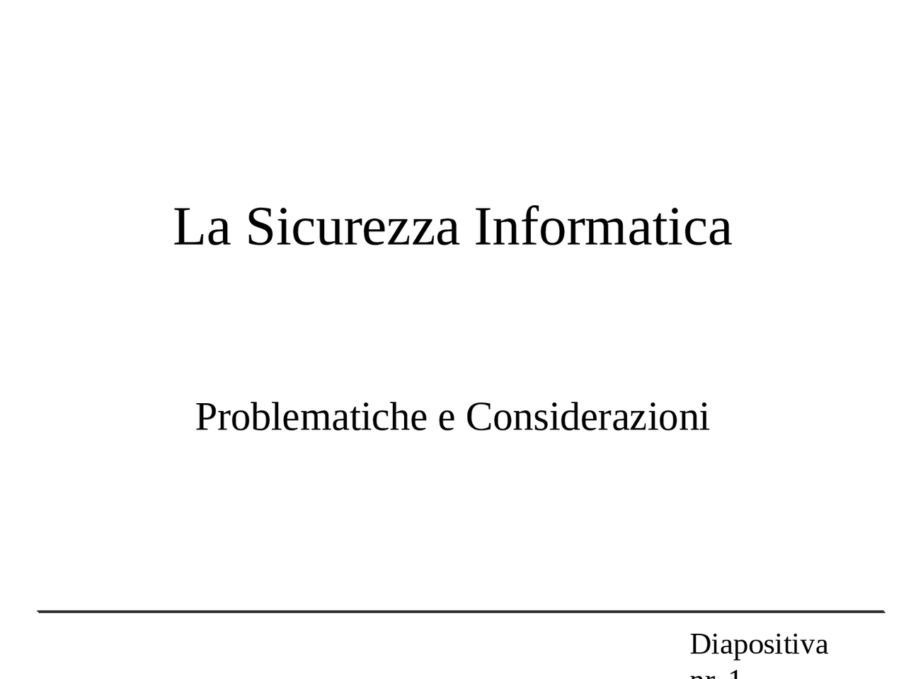 Sicurezza Docsity