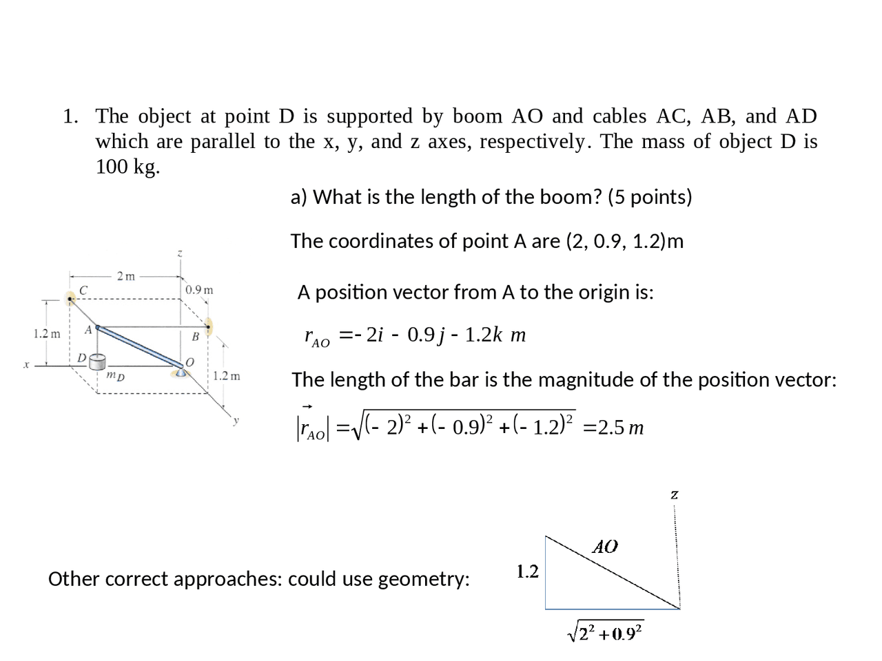 Statics And Structure Exam With Solution Mcen 2023 Docsity