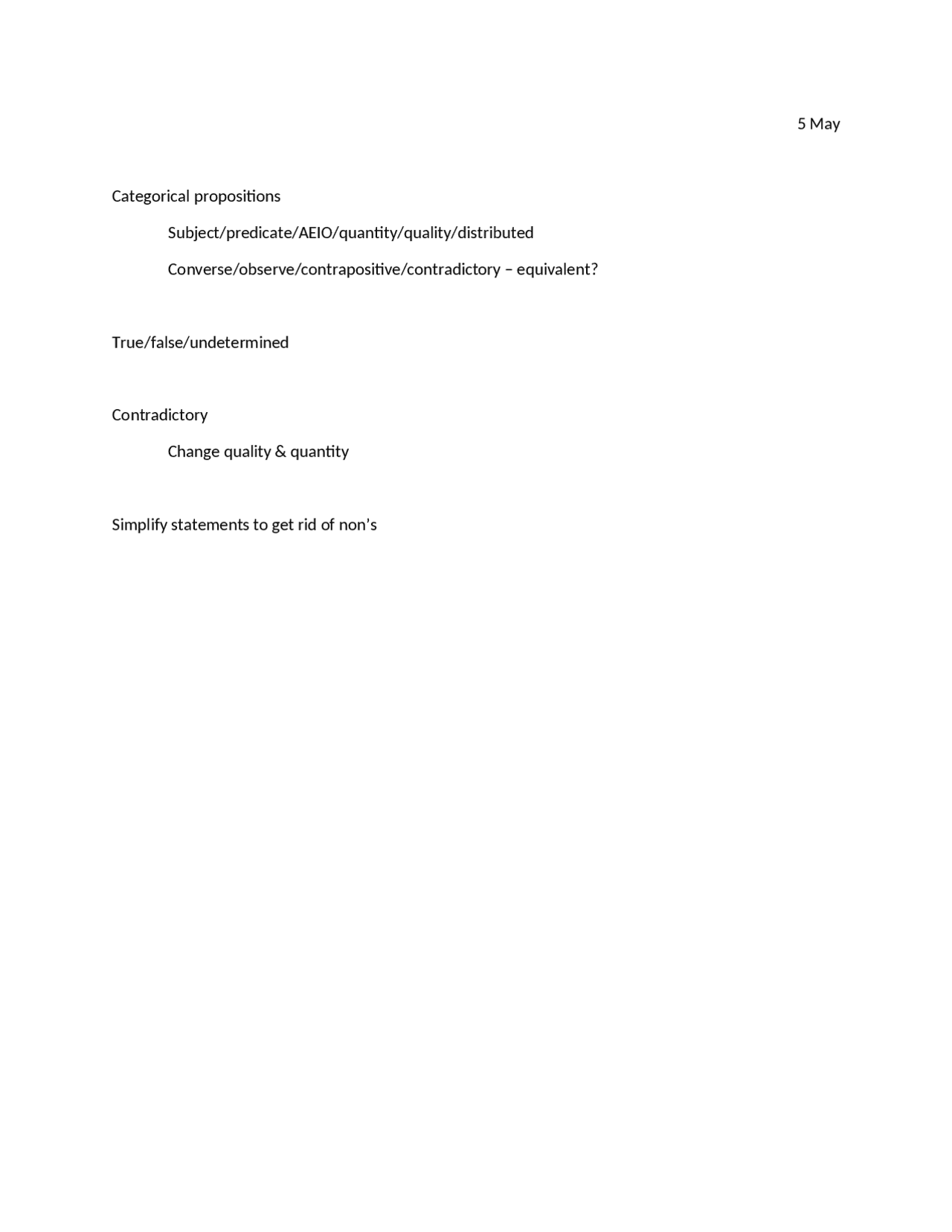 Categorical Proposition Of Logic Critical Thinking Lecture Notes