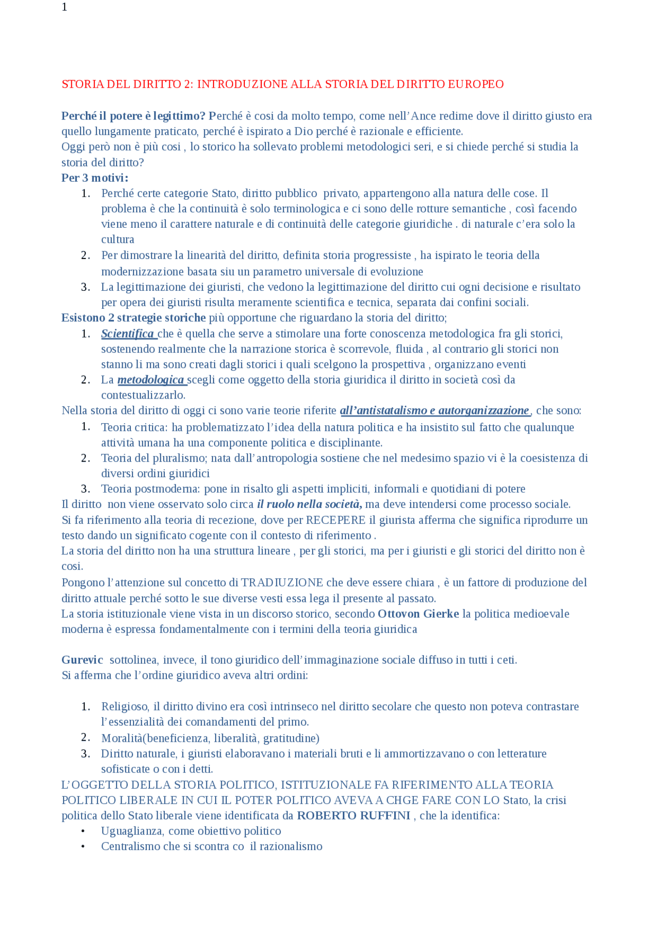 Storia Del Diritto 2 Appunti Di Storia Del Diritto Medievale E