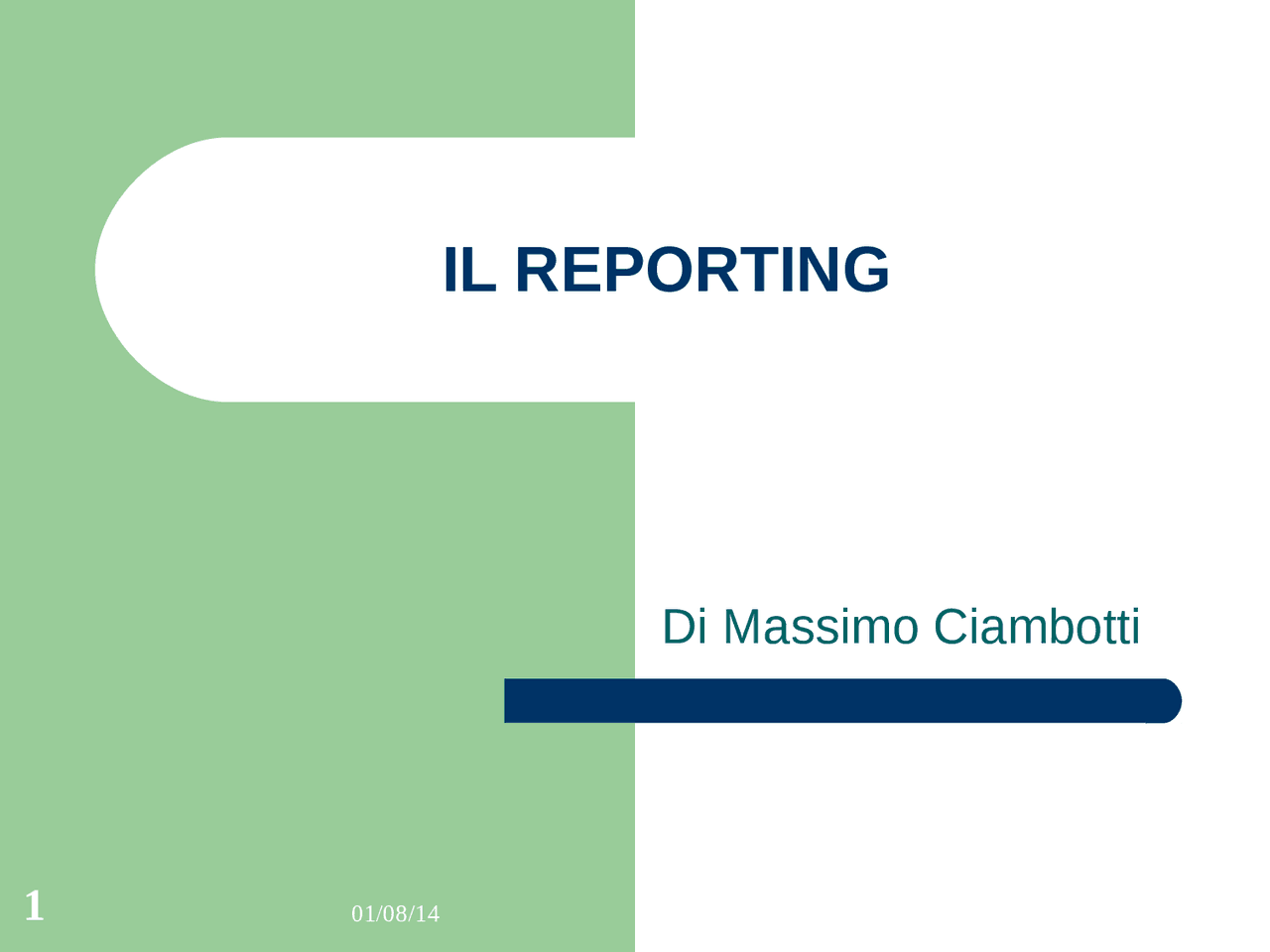 Programmazione E Controllo Il Reporting Docsity