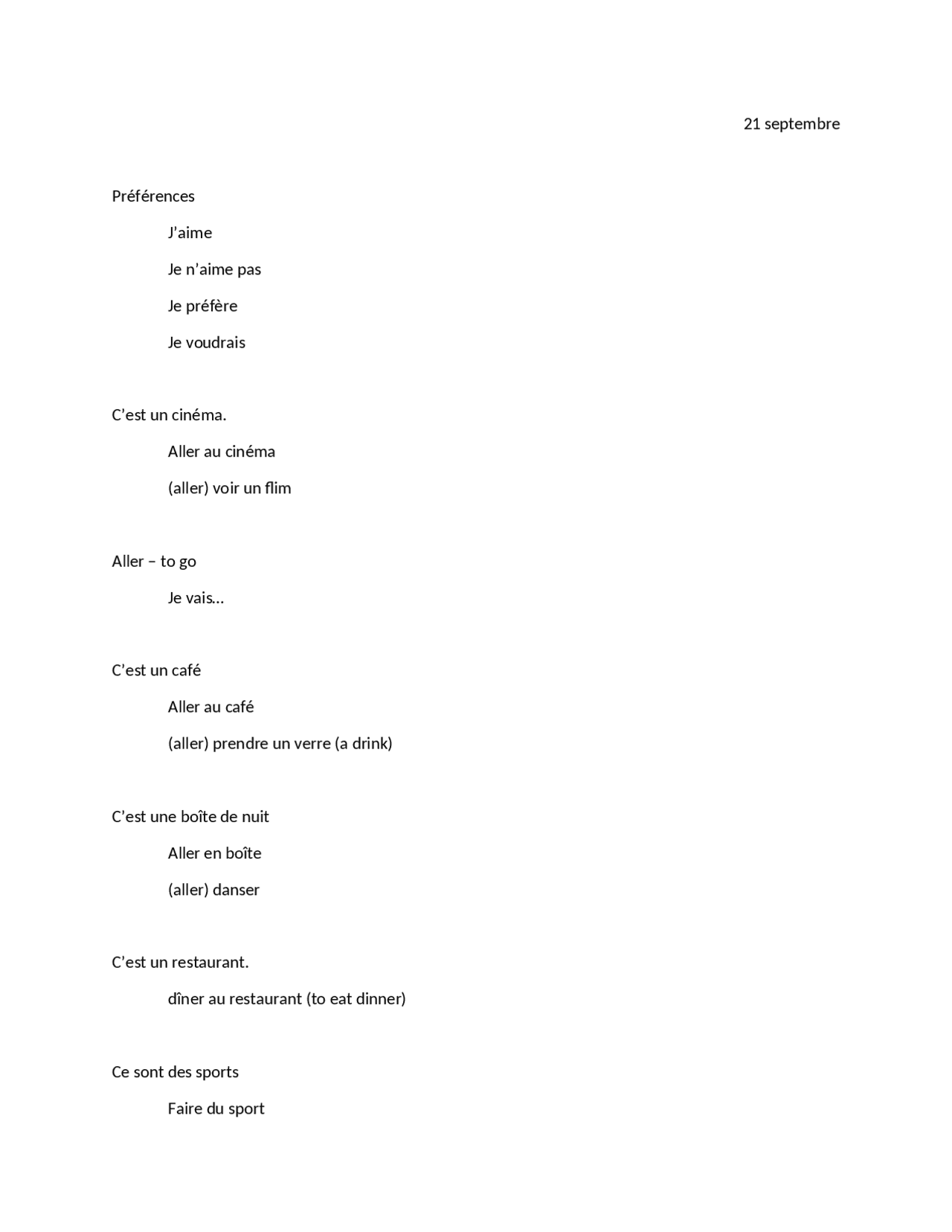 Préférences : Mes Favoris et Activités - Prof. Melissa T. Hartmann ...