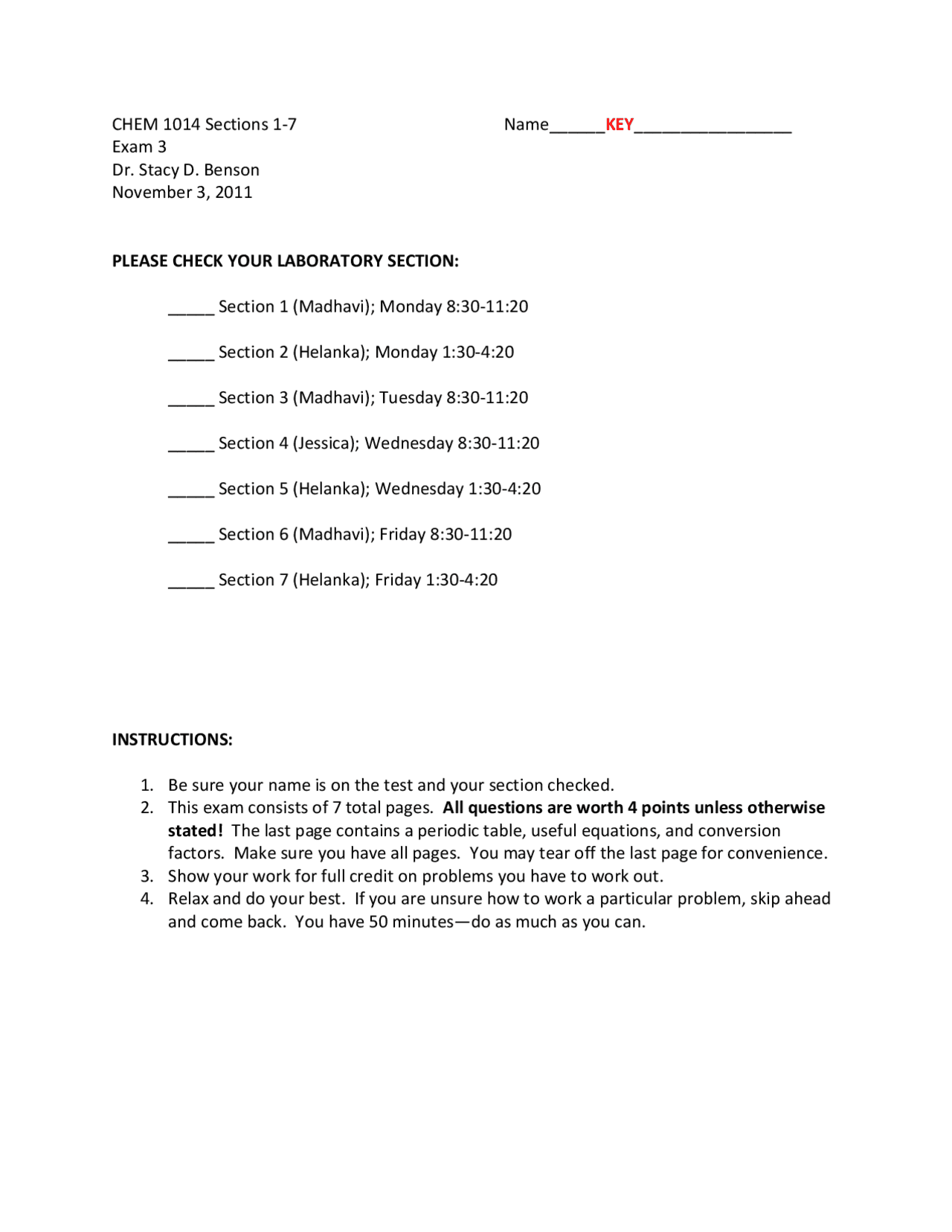 25 Solved Mcqs On Periodic Table Of Elements Exam 3 Chem 1014 Docsity