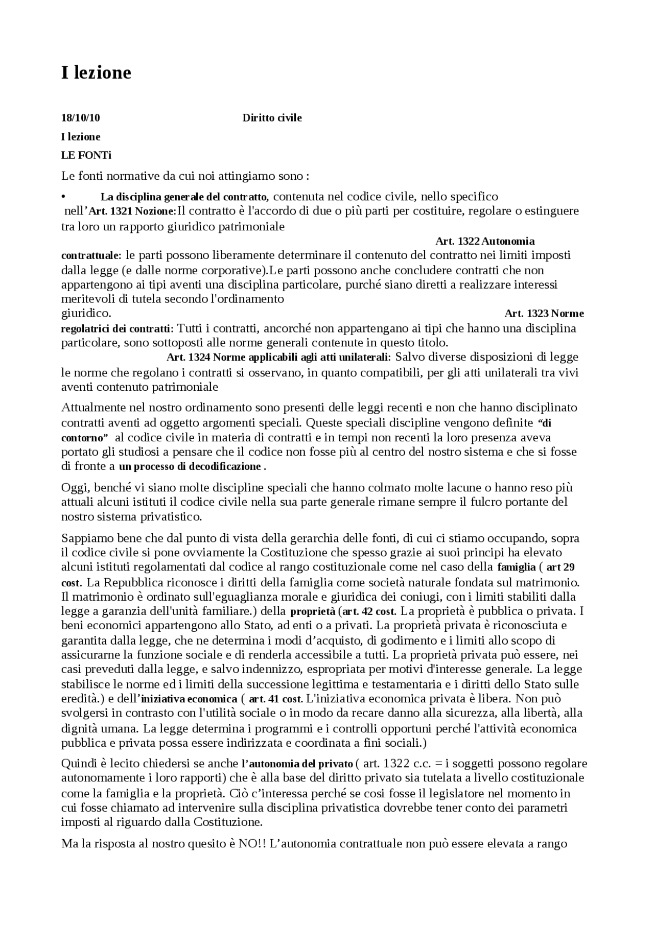 Dispense Di Diritto Civile Docsity