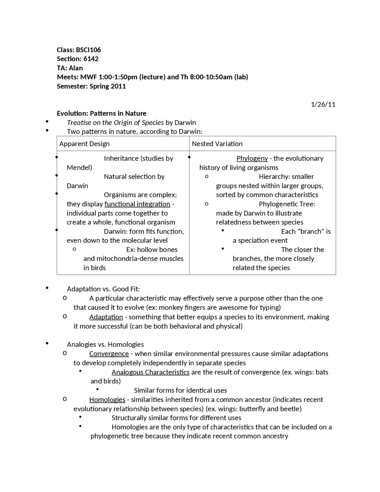 Evolution: Pattern in Nature - Principles of Biology II | BIOL 106 ...