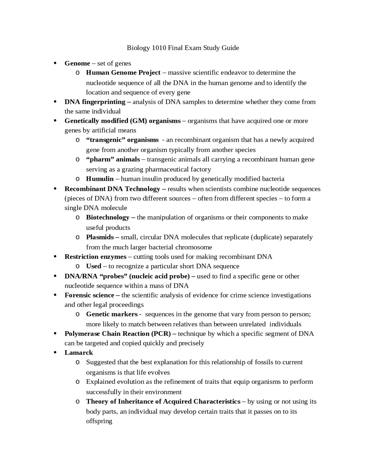 Final Exam Study Guide Principles Of Life BIOL 1010 Docsity final-exam-study-guide-principles-of-life-biol-1010-docsity