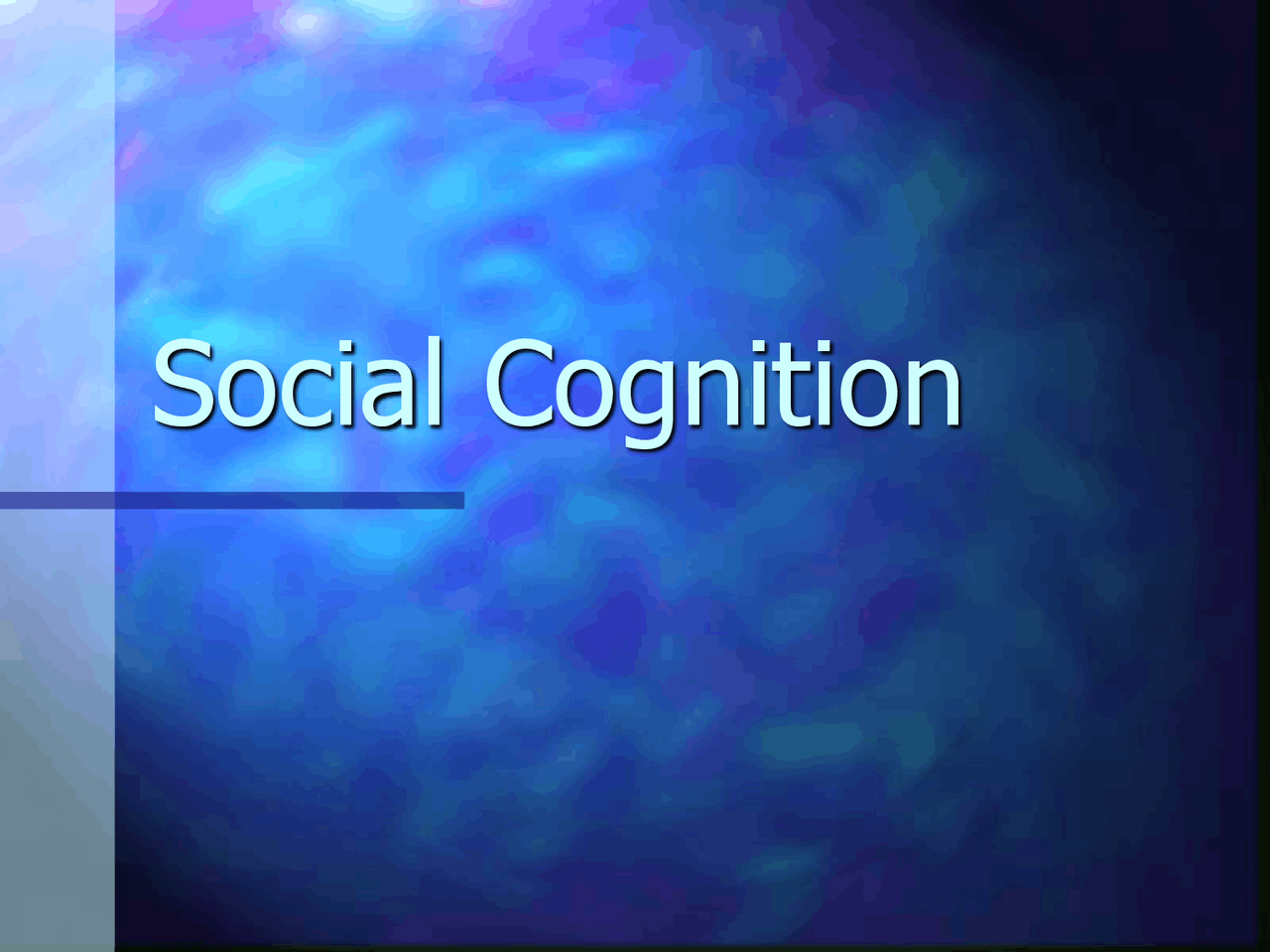 Introduction to Social Psychology Social Cognition-Lecture Notes ...