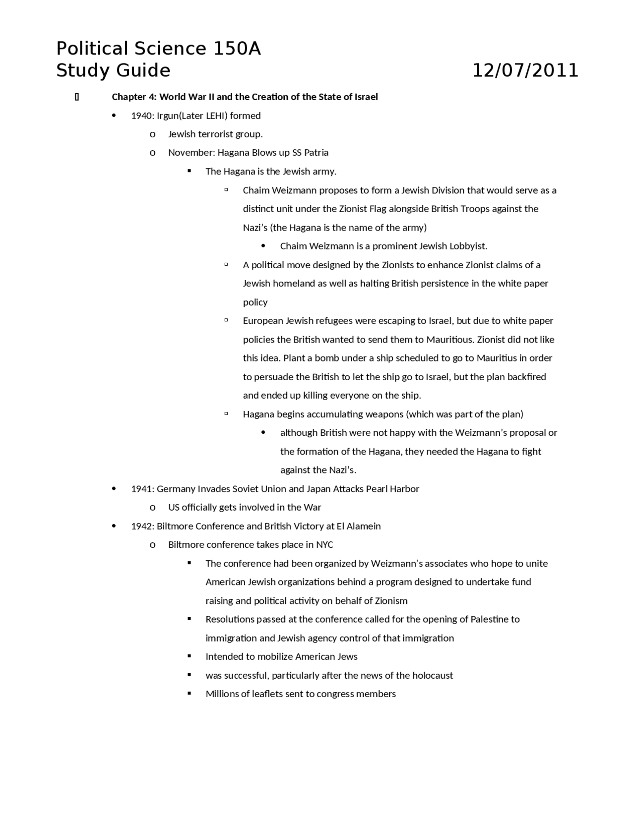 Middle East Politics in Political Science - Study Guide | POL S 150A ...