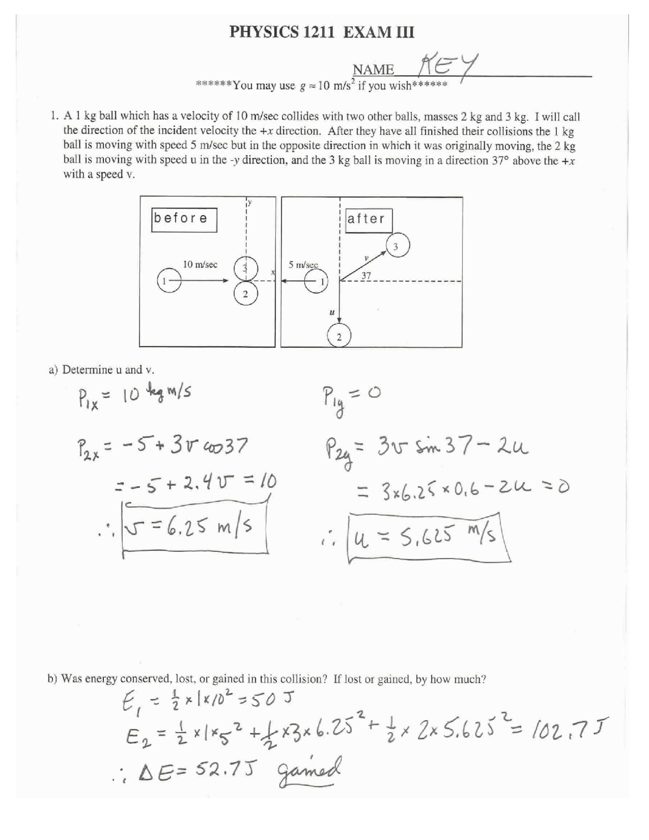 Exam - Principles of Physics for Scientists and Engineers-Mechanics ...