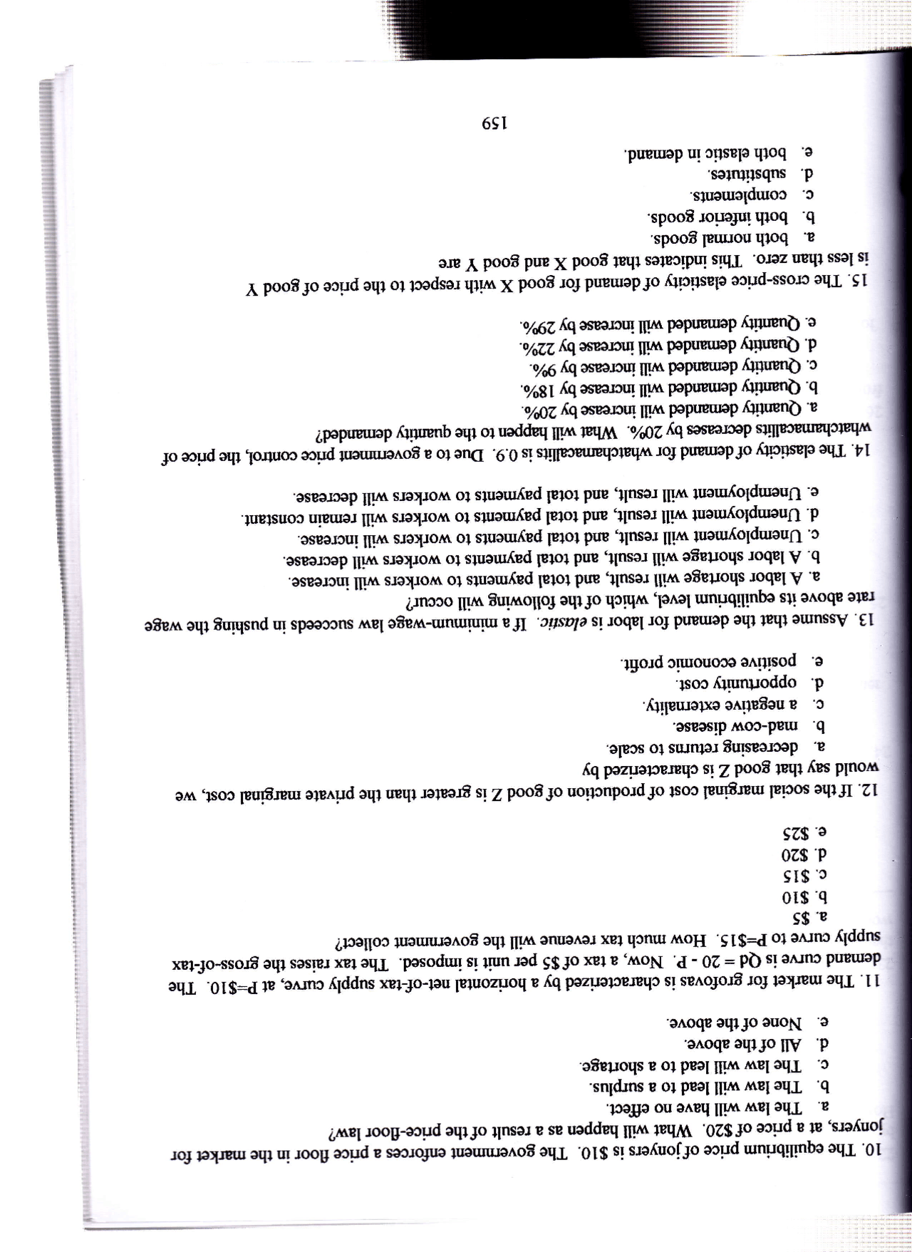 Review For Final Exam Introduction To Microeconomics Ec 201 Docsity