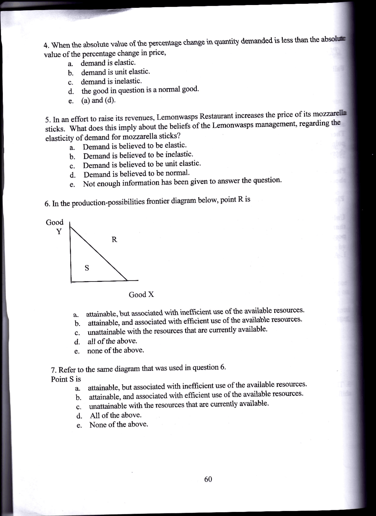 Midterm Exam Mcqs Introduction To Microeconomics Ec 201 Docsity