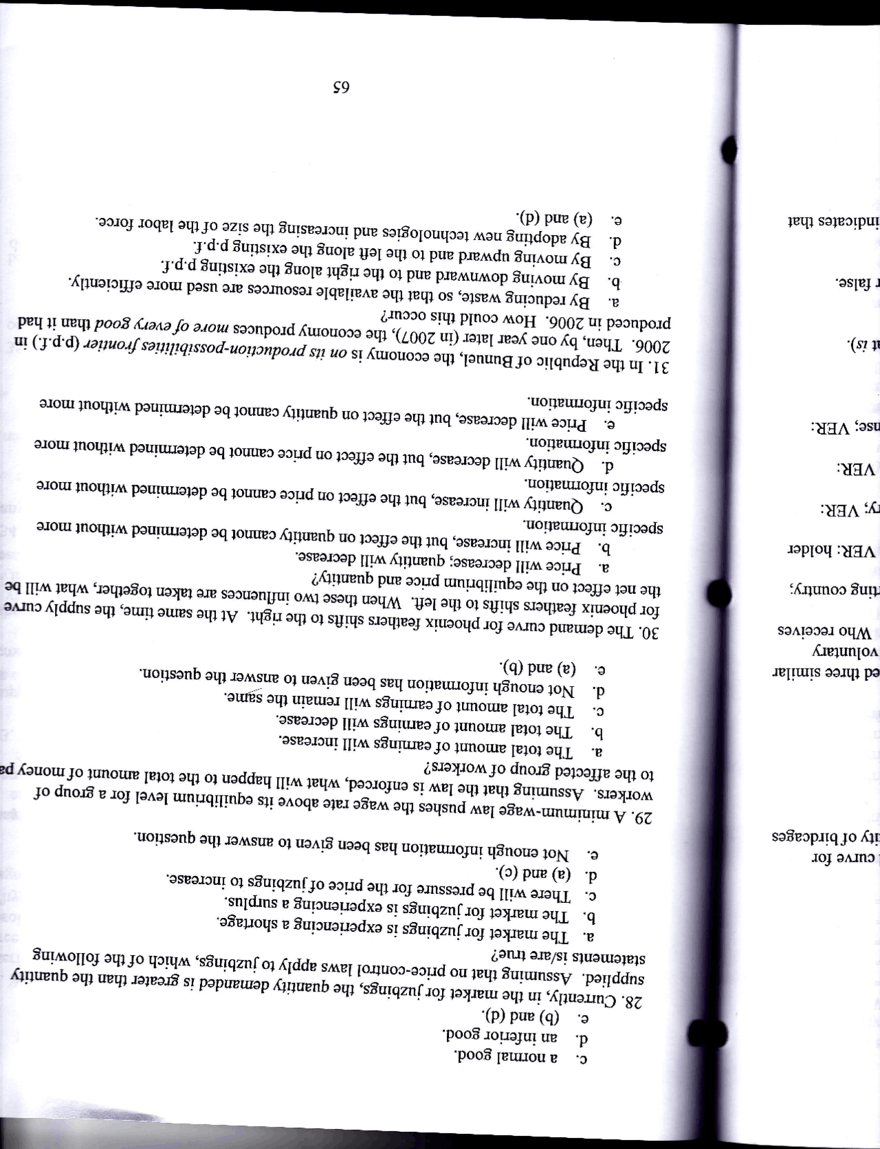 Midterm Exam Introduction To Microeconomics Ec 201 Exams