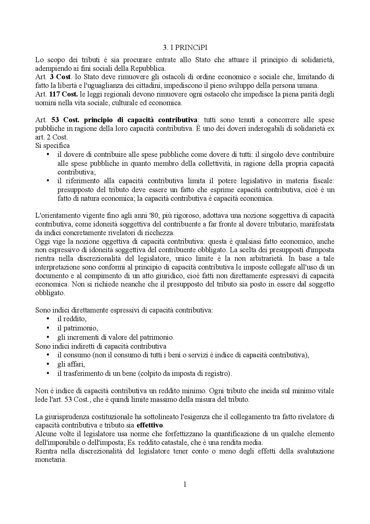 Riassunto Compendio Di Diritto Tributario Tesauro 4°ed 2010 Cap