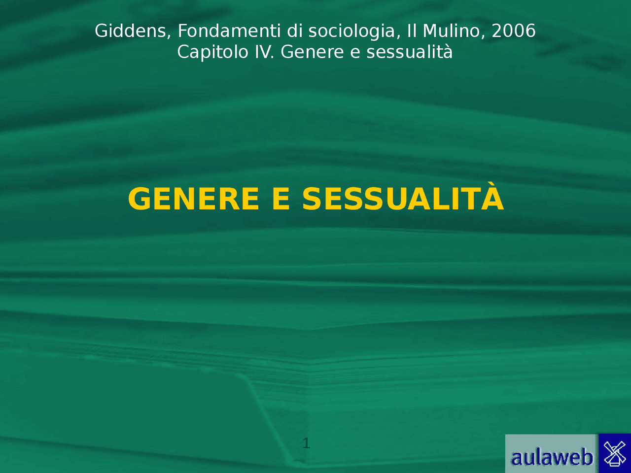 Genere E Sessualità Docsity