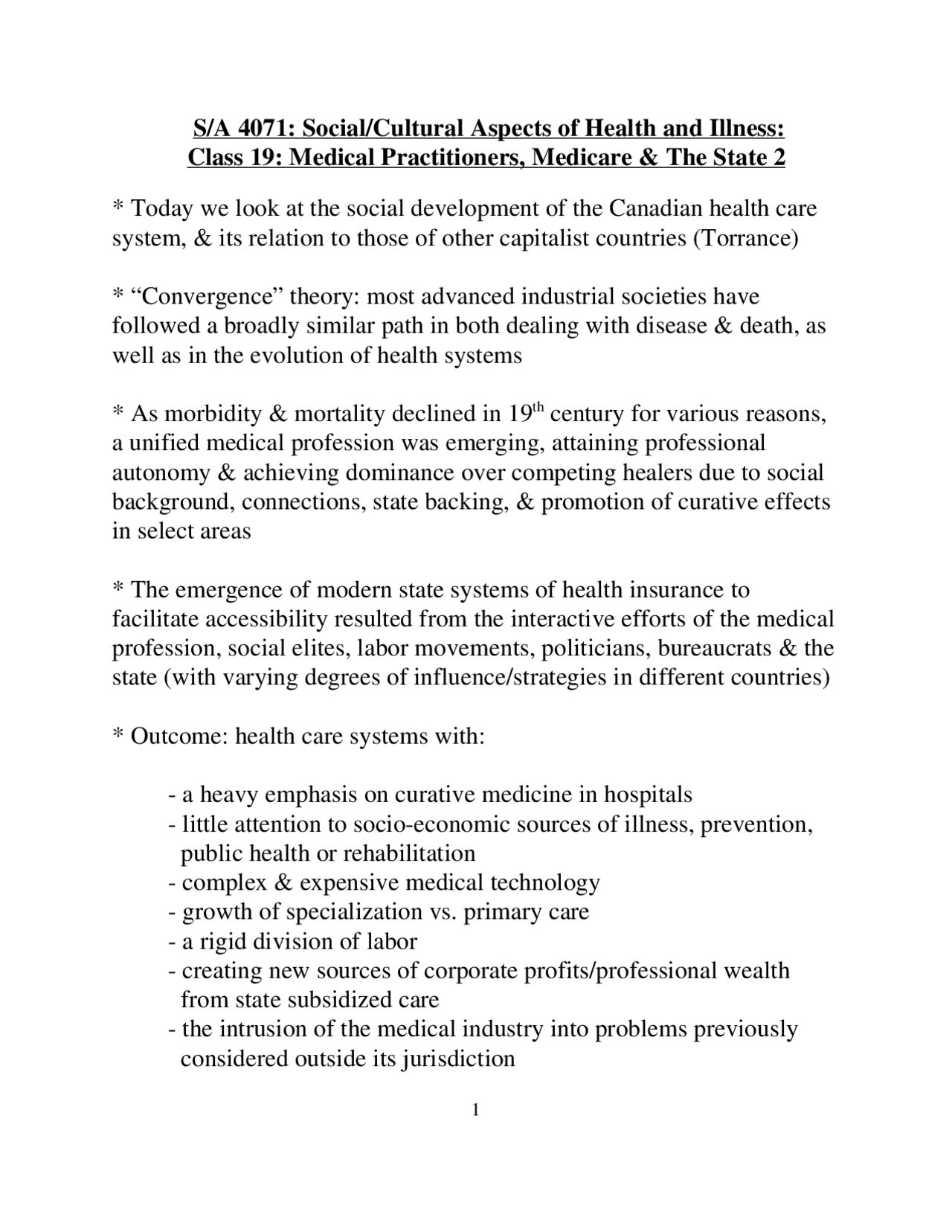 Social Cultural Aspects of Health and Illness-Lecture Notes 19 ...