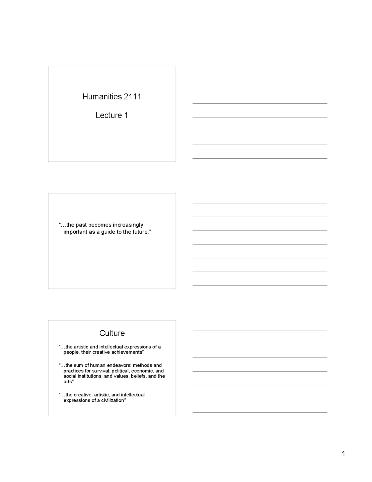 Humanities Lecture 01 Slides Literature Sara E Selby Docsity