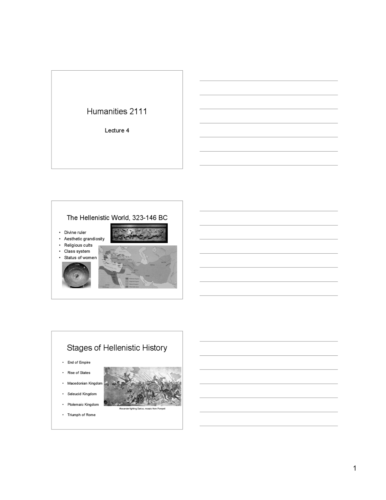 Humanities Lecture 04 Slides Literature Sara E Selby Docsity