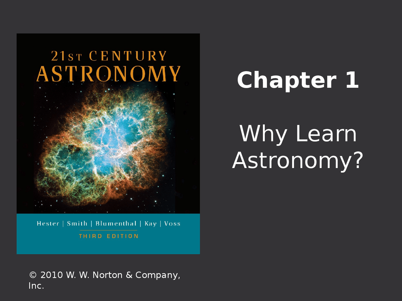 Astronomy Why Learn Modern Astronomy Lecture Slides Astr 2313