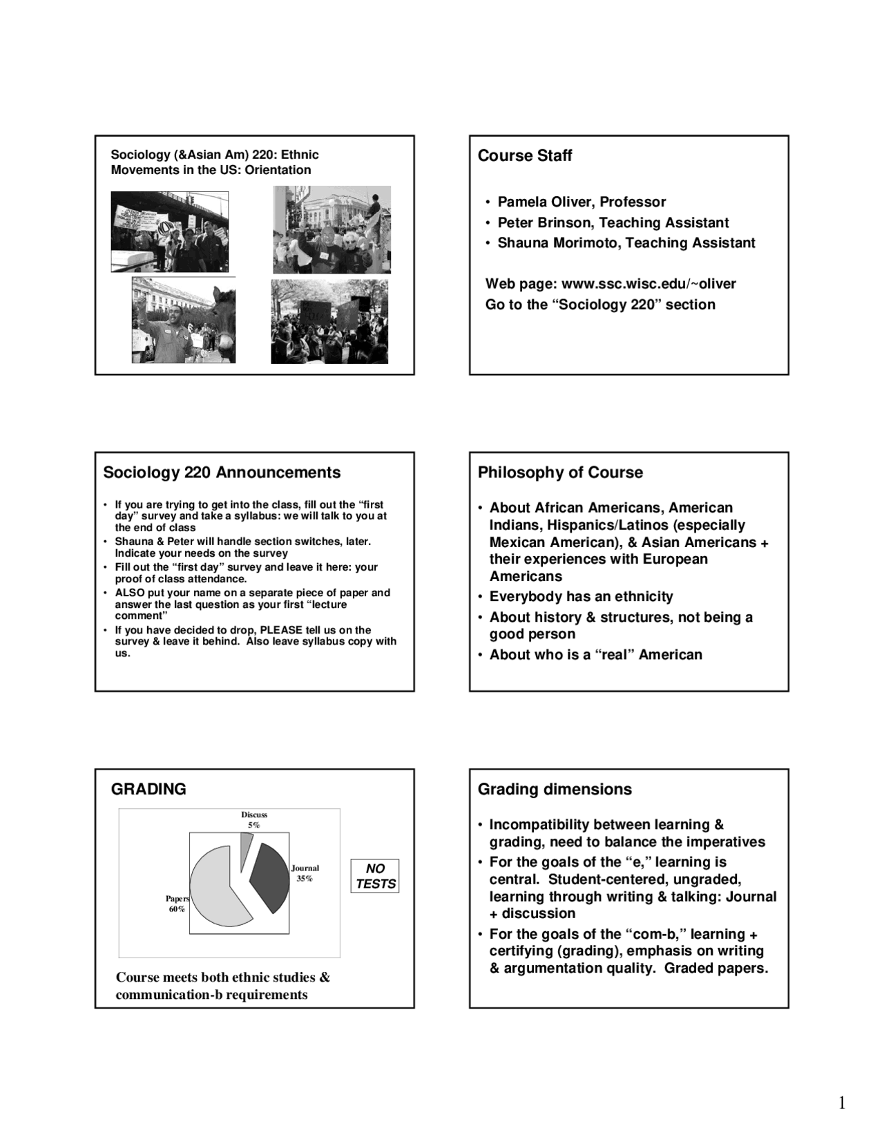 Ethnic Movements In The Us Lecture Slides Orientation Sociology Docsity