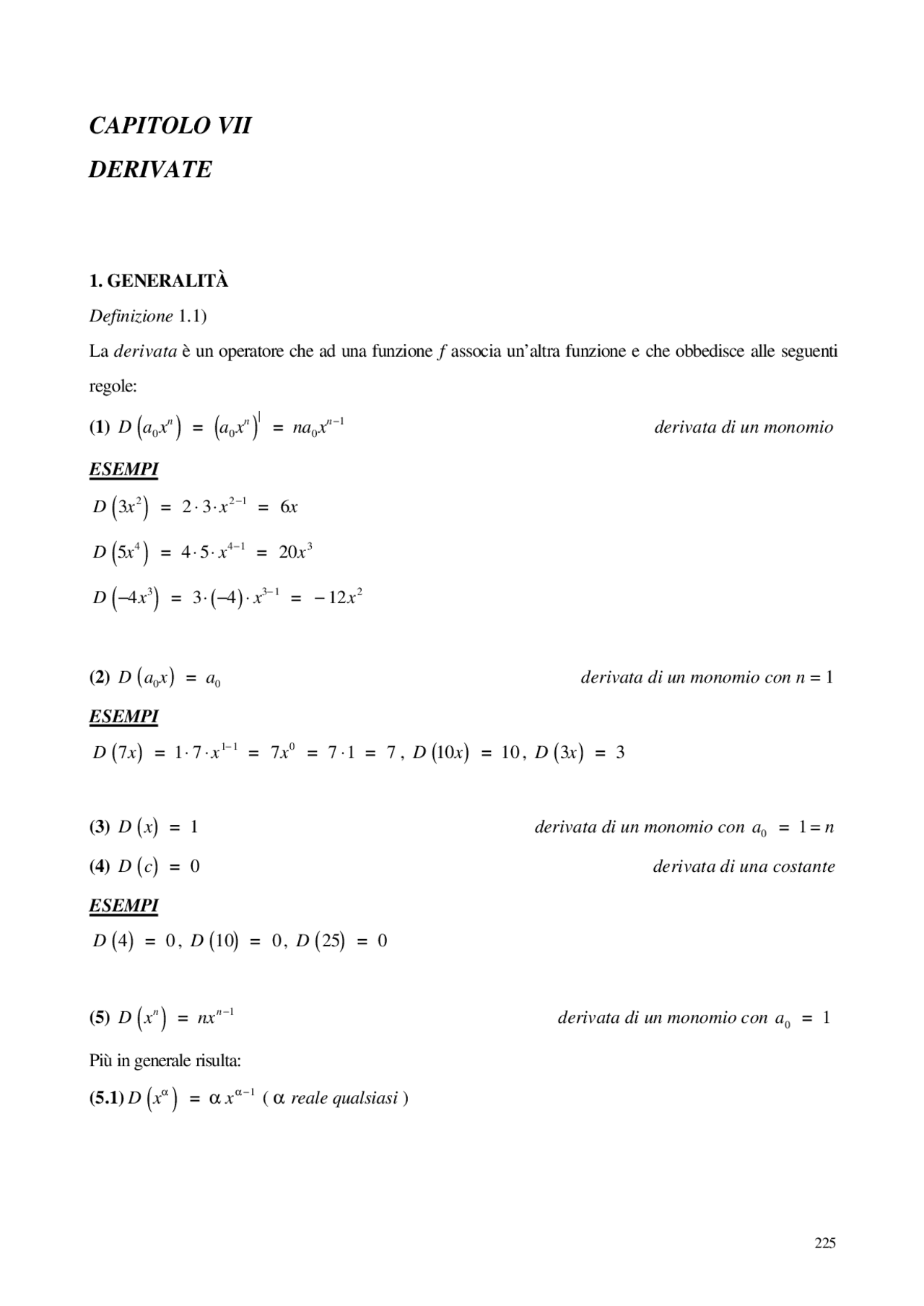 Derivate Docsity