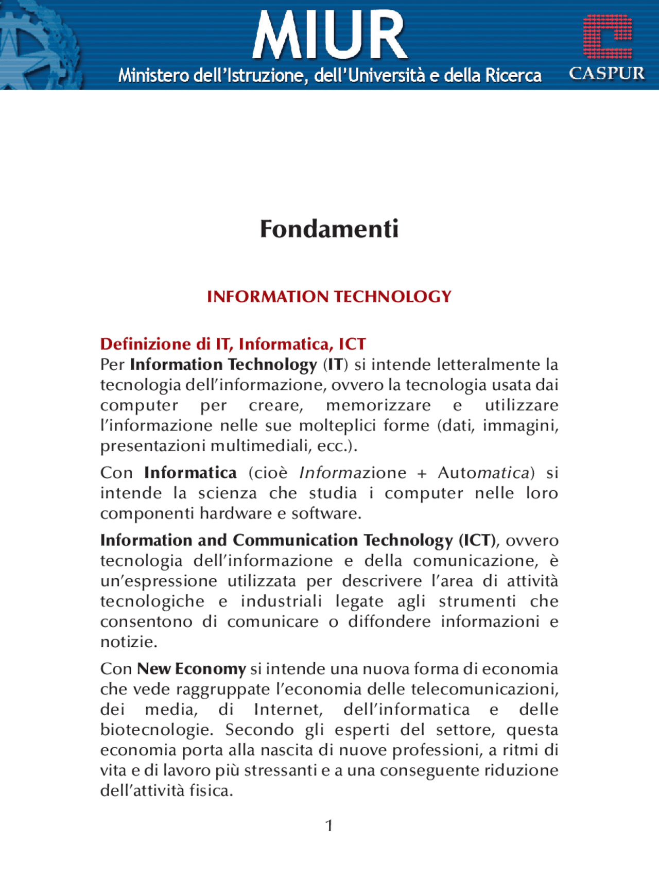 Ecdl Modulo 1 5 6 Docsity